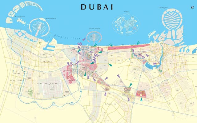 Geography of Dubai in 2026 with Flamingo Travels